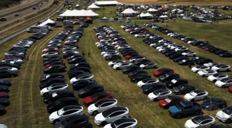 WATCH: 170 Tesla Fans Pay Bizarre Tribute To The Upcoming Cybertruck In ...