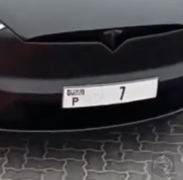 WATCH: World's Most Expensive License Plate Winds Up On A Tesla Model X ...