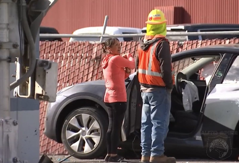 WATCH: Tesla Model Y Hit By Amtrack Train In Wicked Crash, Driver Has ...