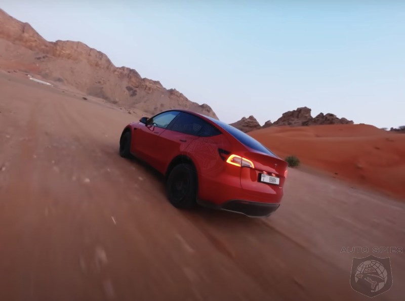 WATCH: Tesla Begins Extreme Heat Testing In UAE - AutoSpies Auto News