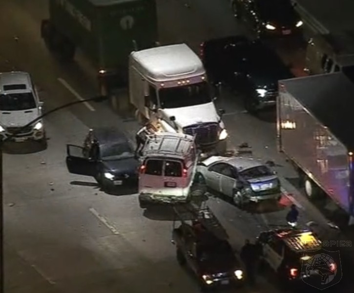WATCH: Los Angeles Police Department Chase Ends With Van Crashing Head ...