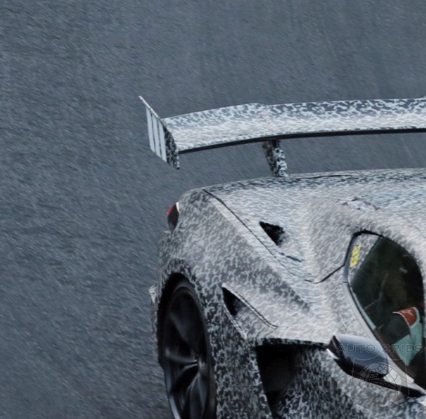 Corvette ZR1 Continues Nurburgring Testing With Massive Rear Wing ...