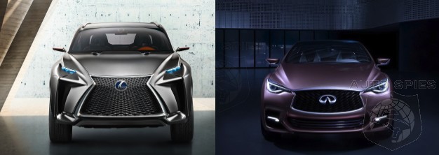 FRANKFURT MOTOR SHOW: CAR WARS! The Infiniti Q30 And Lexus LF-NX Square ...