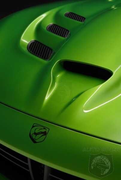 DETROIT AUTO SHOW: Chrysler's SRT Slithery Snake Gets Seen For The ...