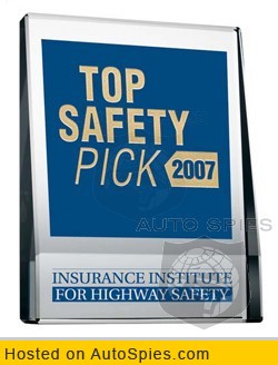IIHS 2007 Top Safety Pick Awards - AutoSpies Auto News