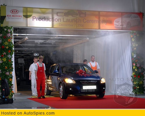 First Kia Built in Europe Rolls Off Production Line - AutoSpies Auto News