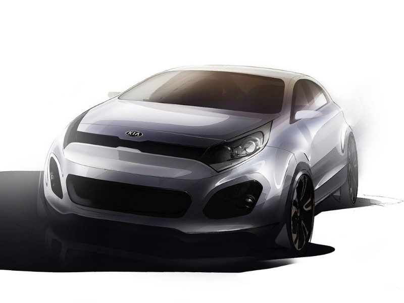 2012 Kia Rio renderings hit the web - AutoSpies Auto News